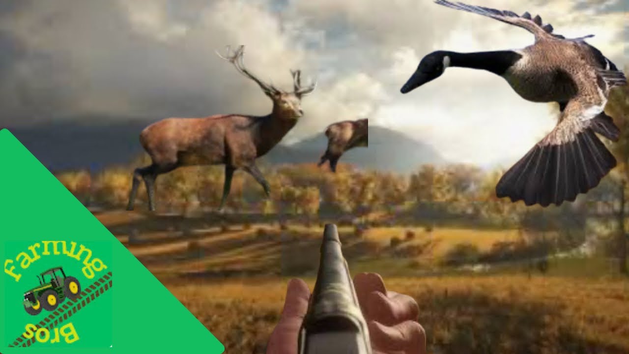 Hirschfelden! Big RED DEER AND GOOSE! - YouTube