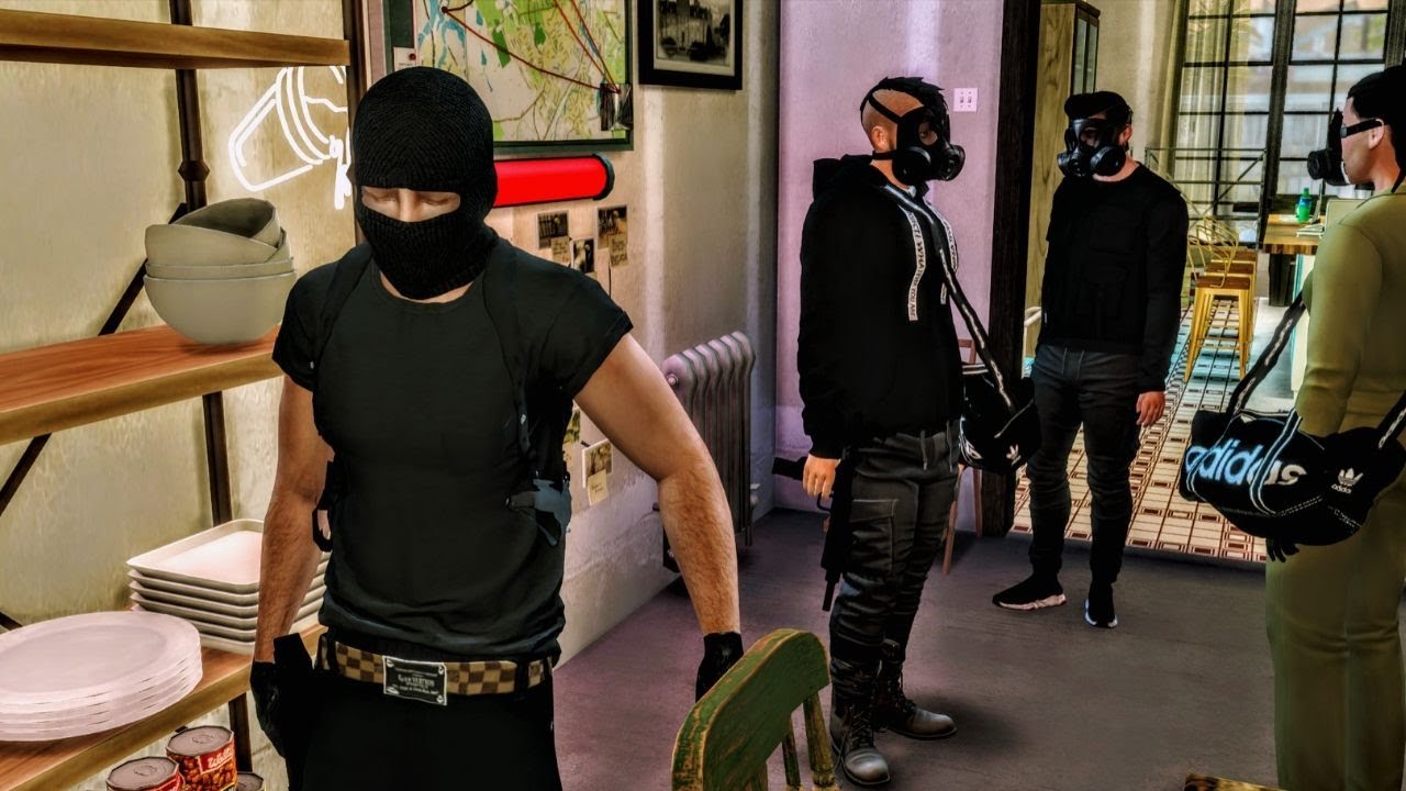 THE BANK HEIST - SIMS 4 CRIME STORY - YouTube