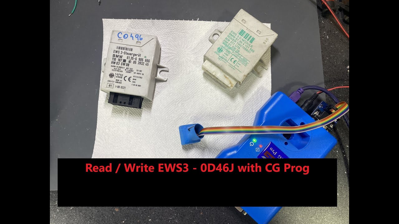 Read BMW EWS3 - 0D46J with CG Pro - YouTube