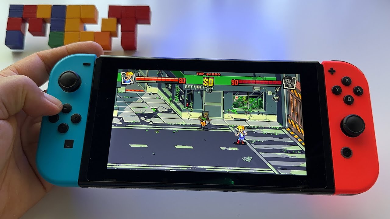 Double Dragon - Rise of the dragons | Nintendo Switch handheld gameplay ...