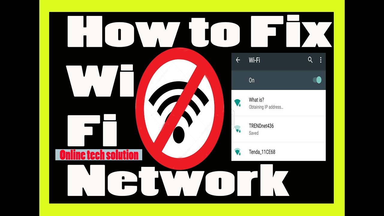 Fix Android Obtaining Wifi Address Wifi Network Not Working Wifi 9438