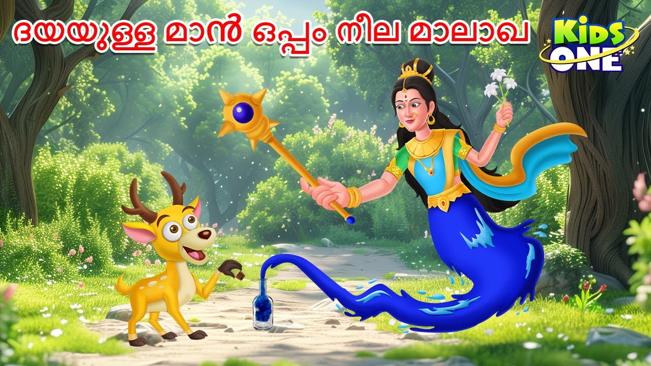 ദയയുള്ള മാൻ ഒപ്പം നീല മാലാഖ | Malayalam Cartoon | Cartoon Malayalam ...