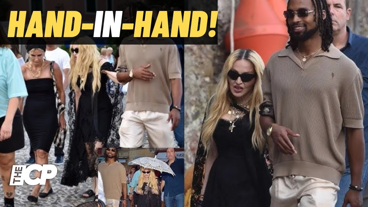 Madonna walks HAND-IN-HAND with new beau Akeem Morris in Italy ...