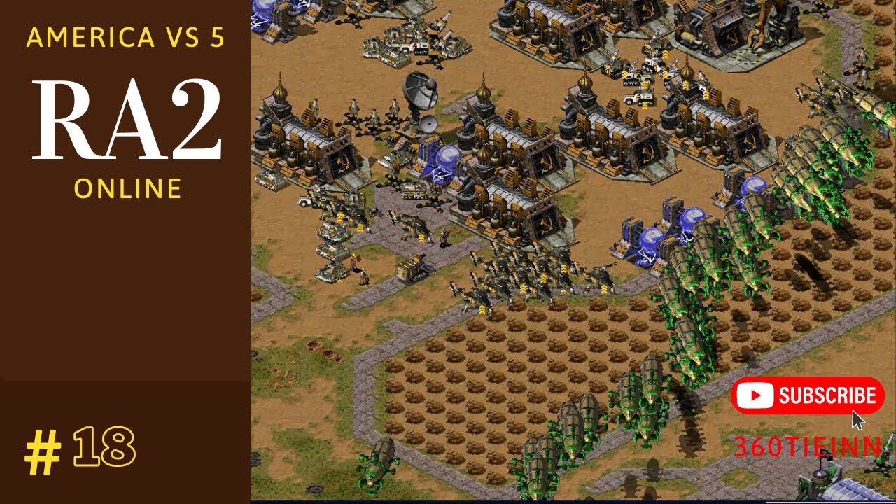 Eagle's Last Stand: RA2 Online 1 vs. 5 America Showdown - YouTube