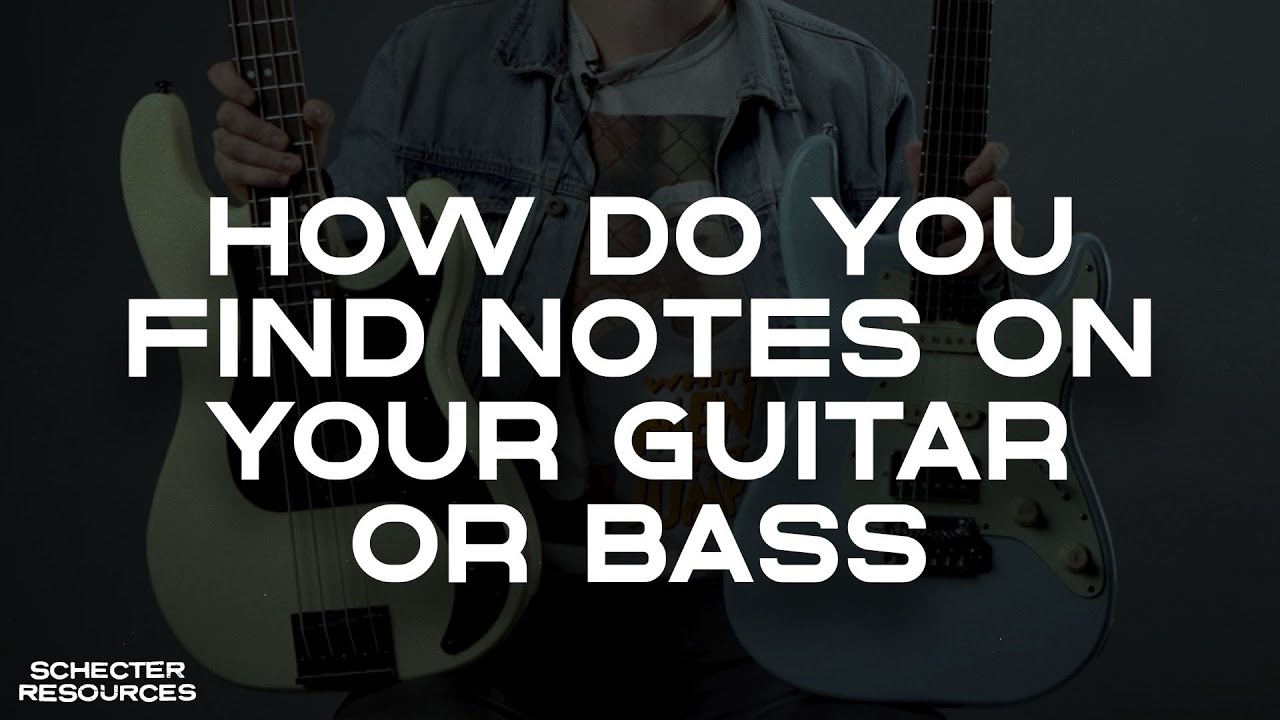 How Do You Find Notes On A Guitar or Bass? - YouTube