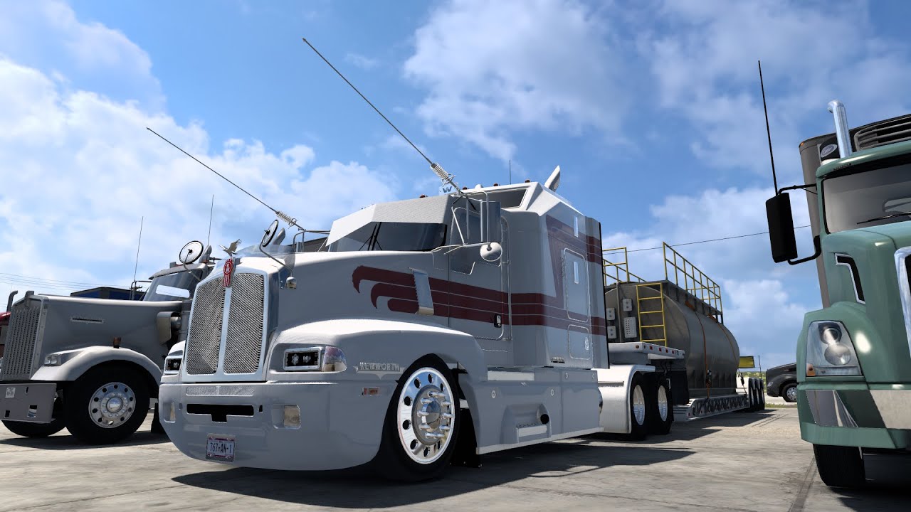 American Truck Simulator-kenworth T600 shaneke modular 1.47 (version 1. ...