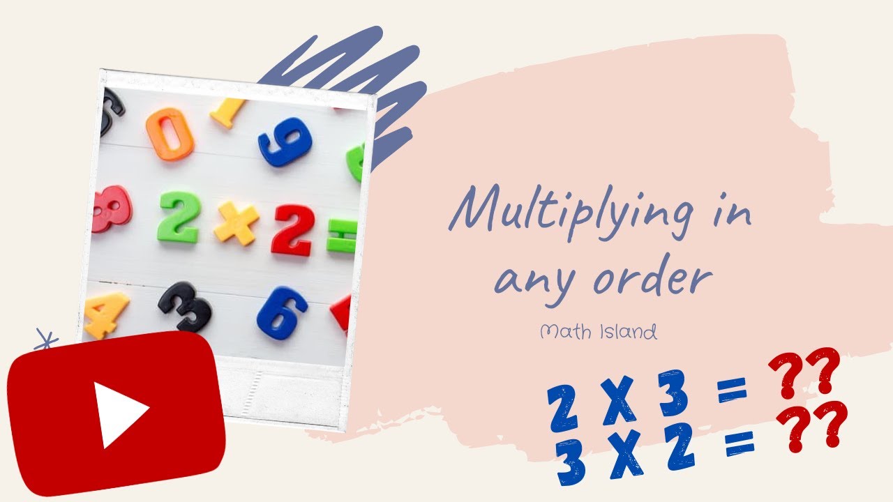 Multiplying in any order - Math Island - YouTube