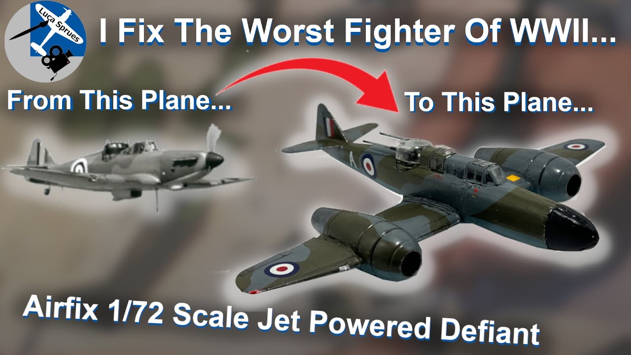 Turning WW2’s Worst Fighter Into a Jet! Airfix 1/72 Boulton Paul ...