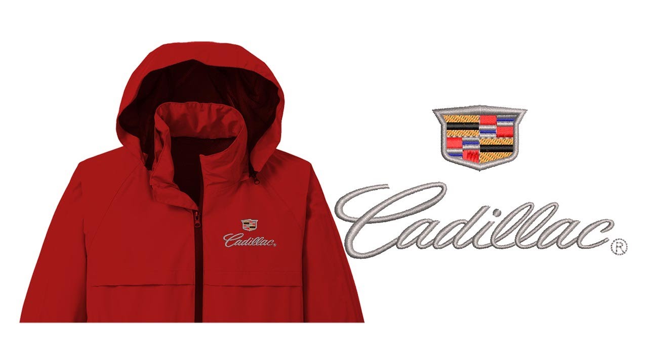 Cadillac Embroidery logo for Jacket. - YouTube