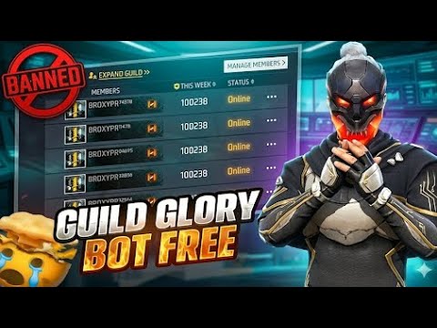FREE FIRE GUILD GLORY BOT FREE 2026 | How to Make FF Guild Glory Bot 😍