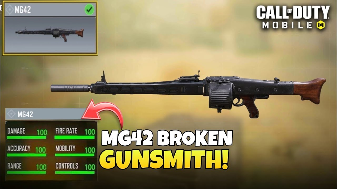 THE #1 LMG MG42 CLASS SETUP in COD MOBILE ...🤯 IT'S TAKING OVER SEASON ...