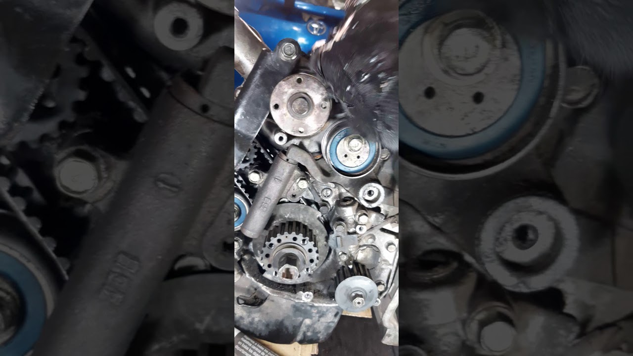 FALLA INSTALACION FAJA DISTRIBUCIÓN MITSUBISHI 4G63 DION GDI - YouTube