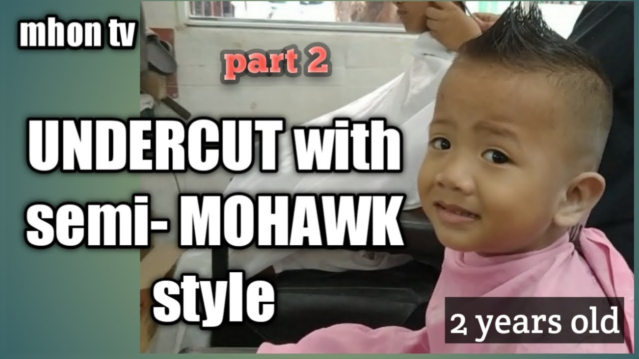 HAIRCUT FOR BOYs/ SEMI-MOHAWK/GUPIT NA BAGAY SA BATA/ by:mhon tv - YouTube