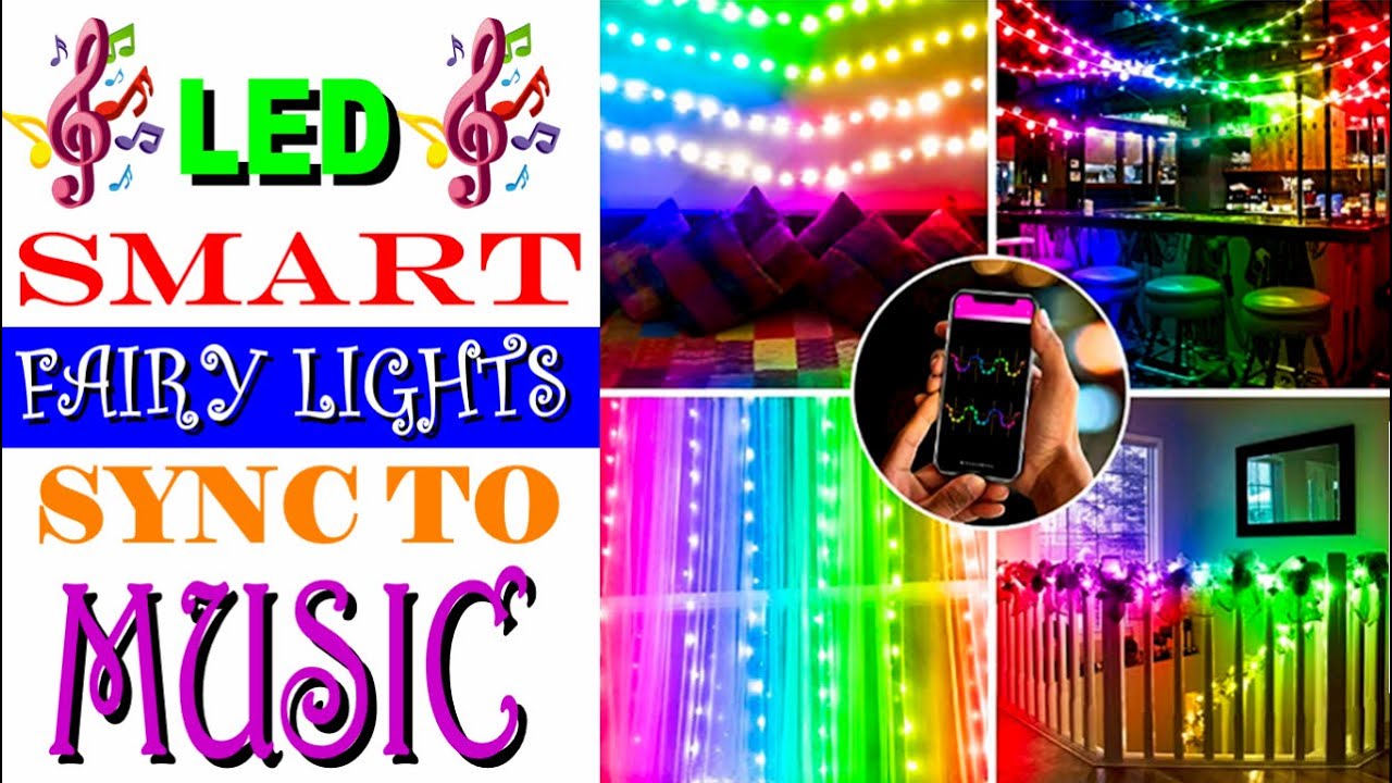 Smart LED Fairy Lights | Lights That Sync To Music - YouTube