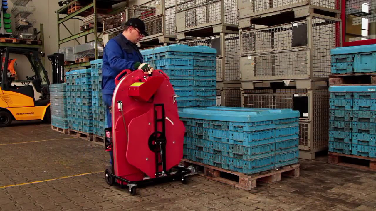 Paletten–Umreifungssystem ErgoPack 725E 2013 - YouTube