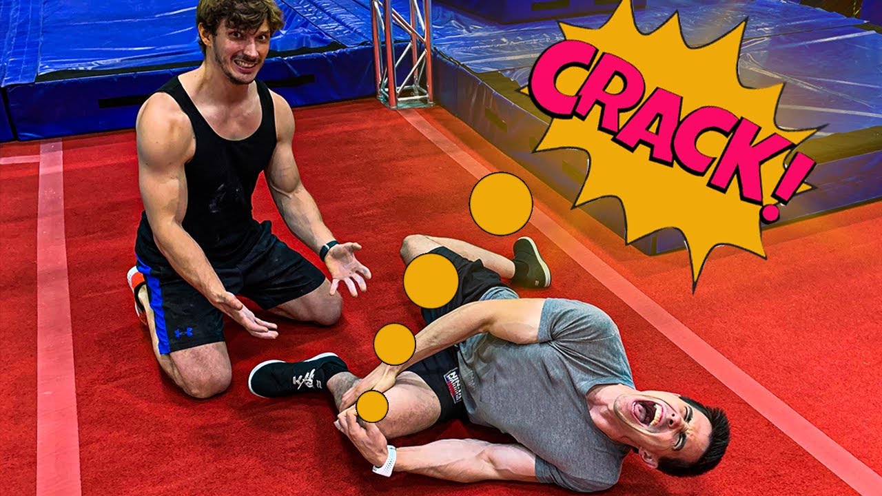 Craziest Workout Nearly Ended With A Knee Injury - YouTube