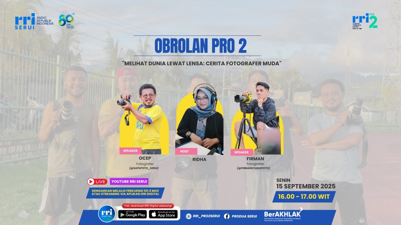 OBROLAN PRO 2 - Melihat dunia lewat lensa: cerita fotografer muda - YouTube