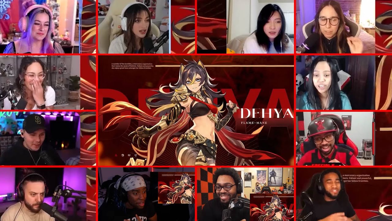 「Part-1」Character Demo - "Dehya: Fiery Lioness" | Genshin Impact ...