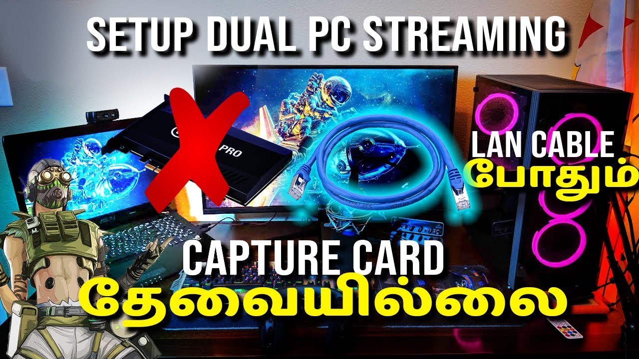 How to do dual PC Streaming without capture card Tamil - YouTube