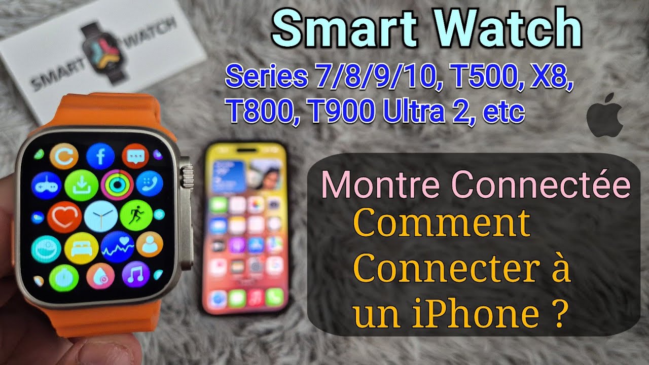 Comment Connecter une Montre Connectée à un iPhone? (Régler l'heure ...
