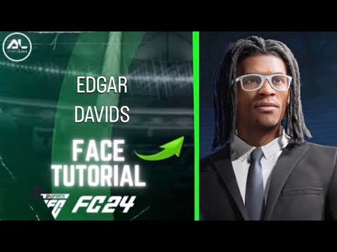 EAFC 24 - EDGAR DAVIDS Face (Tutorial) - YouTube