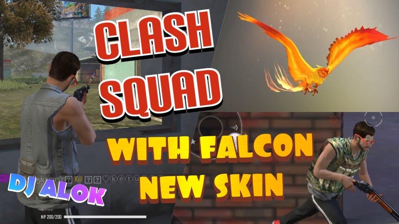New pet falcon in free fire gameplay | Clash Squad Ranked Gameplay | DJ ...