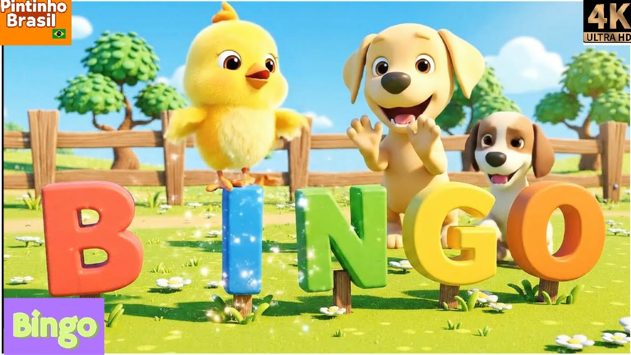 BINGO 🐶 | Música Infantil em Português | Pintinho Brazil - YouTube