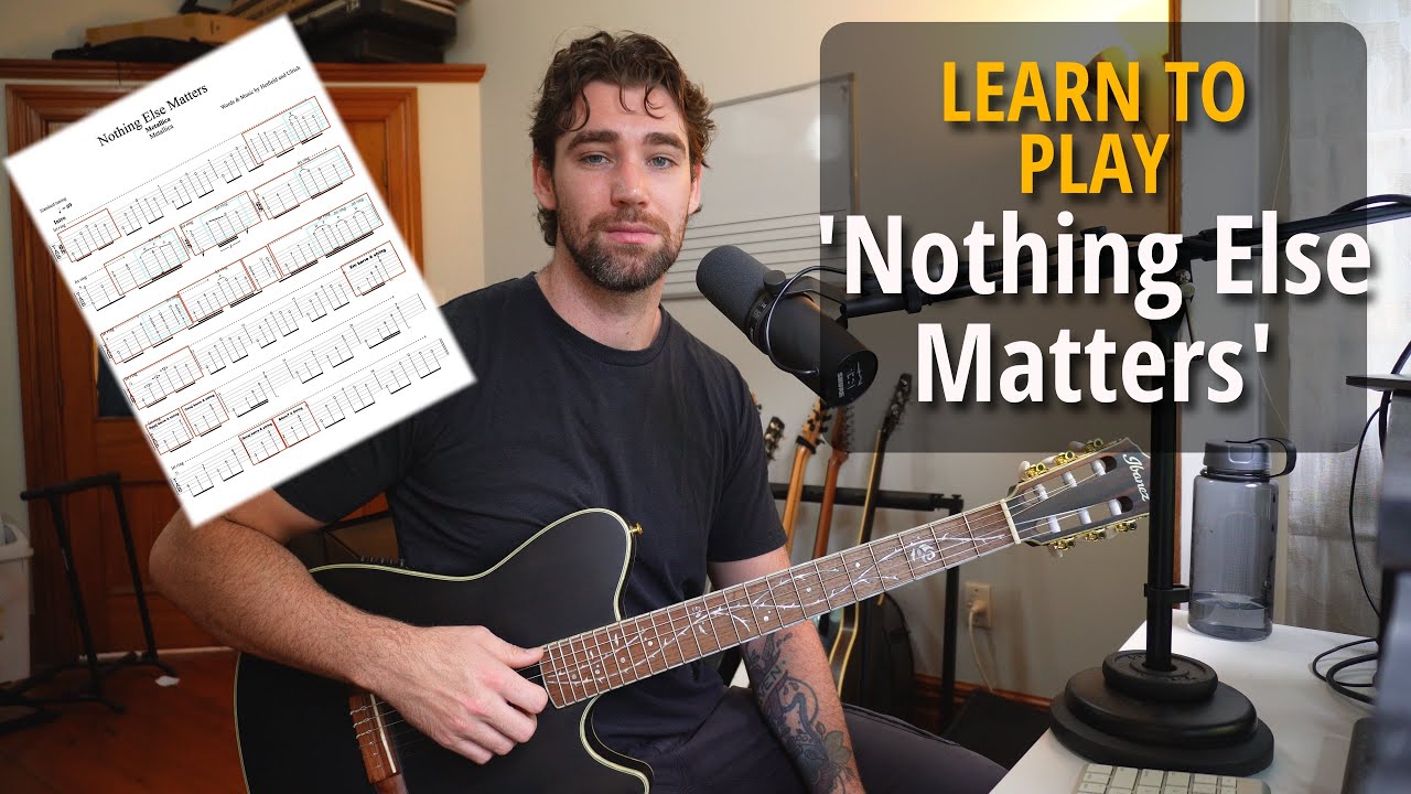 How To Play & Practise 'Nothing Else Matters' Intro | Guitar Lesson ...