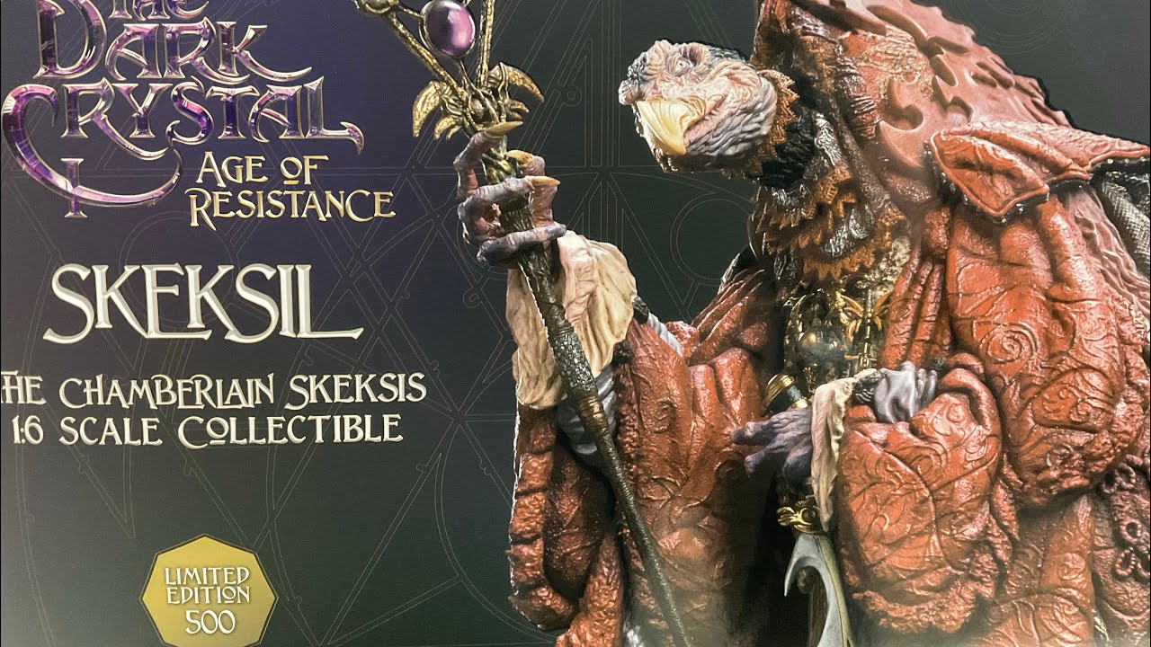 The Dark Crystal Chamberlain Skeksil 1:6 Statue by Weta Workshop - YouTube