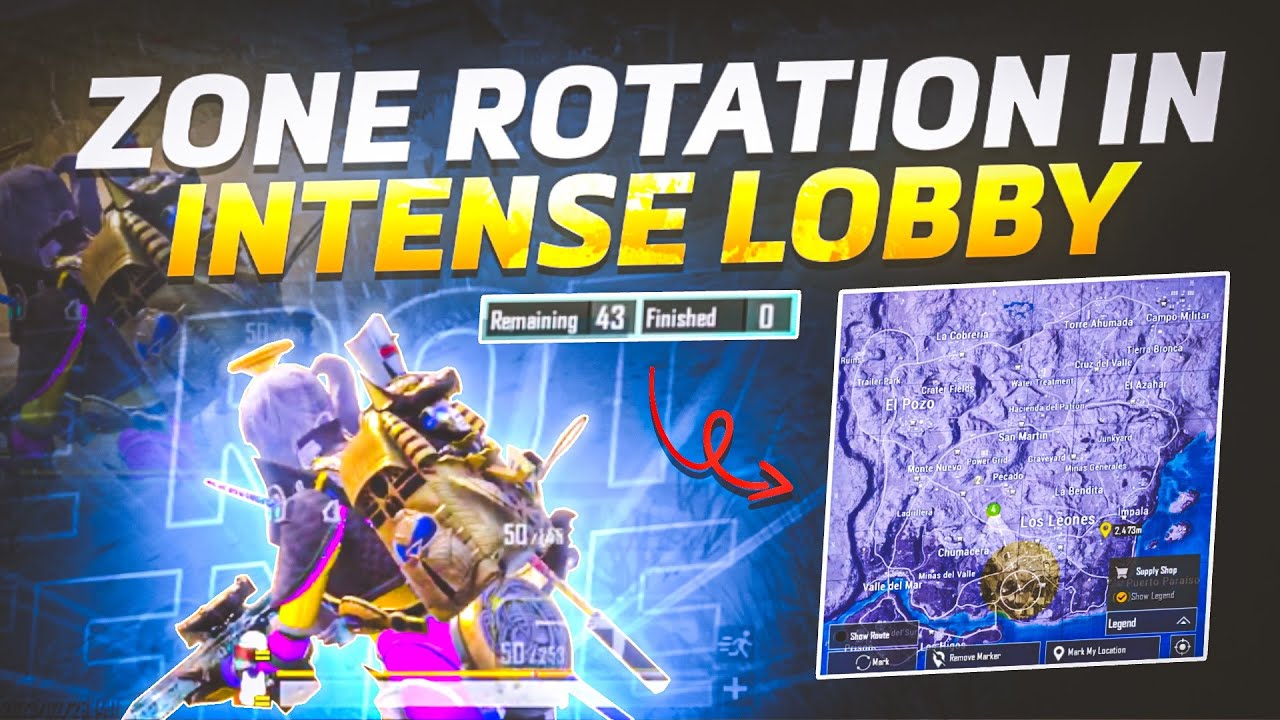 Zone rotation in intense lobby 🔥| IPhone13 | WEBSTER | BGMI 🇮🇳 - YouTube