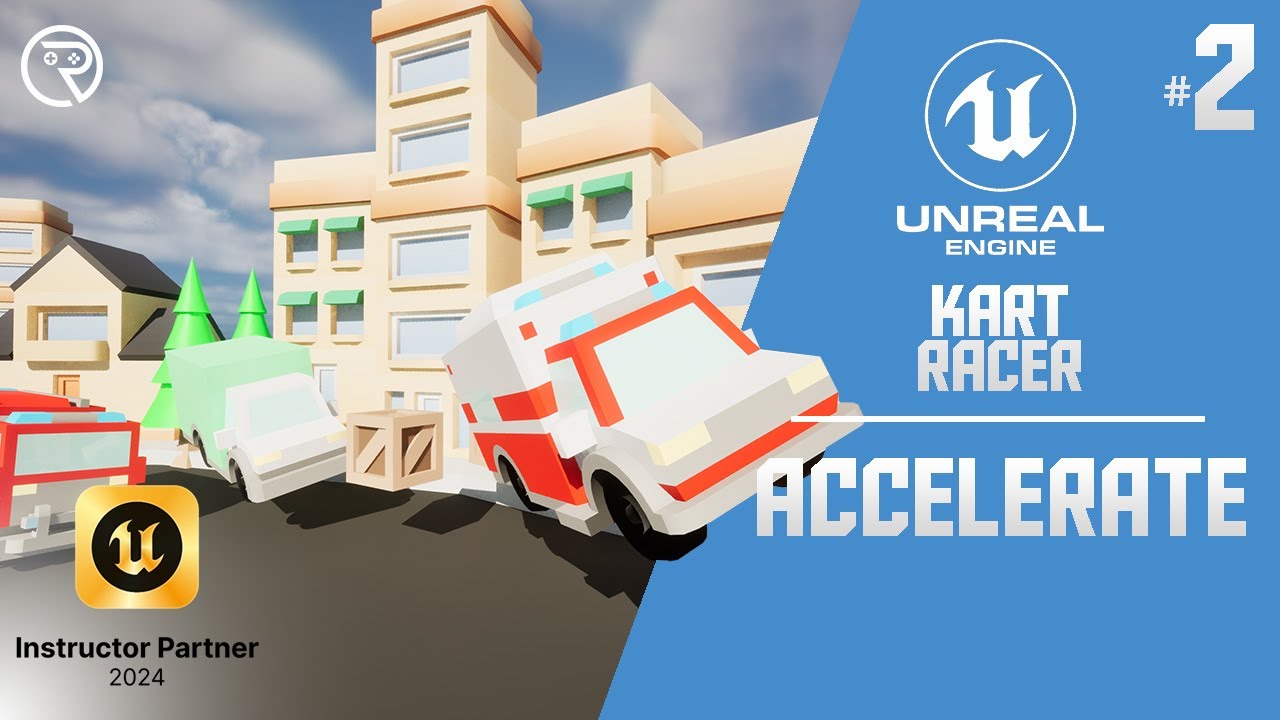 Unreal Engine 5 Tutorial - Kart Racing Game Part 2: Acceleration - YouTube