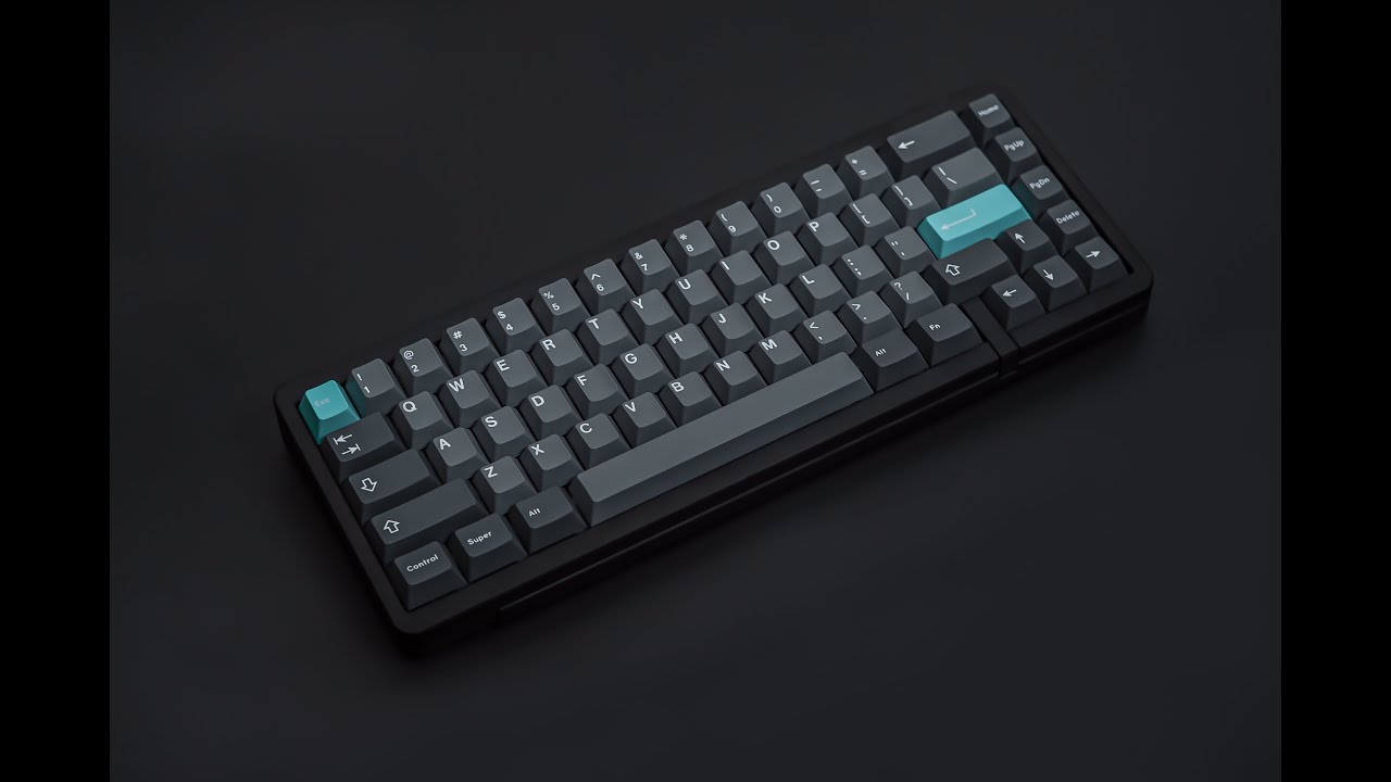 KBDfans D65 with Durock POM - YouTube