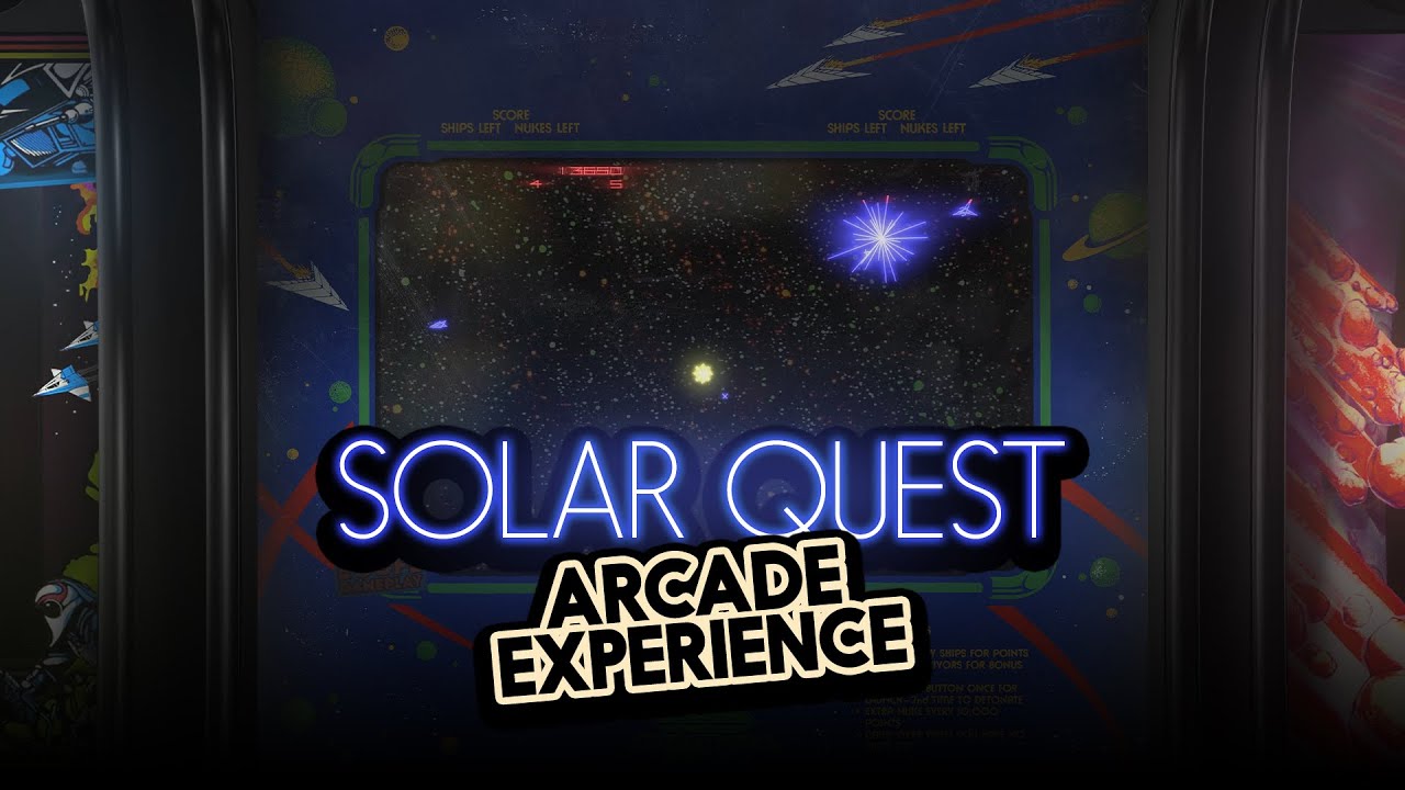 Solar Quest | 1981 | Arcade Experience | Cabinet Simulation - YouTube