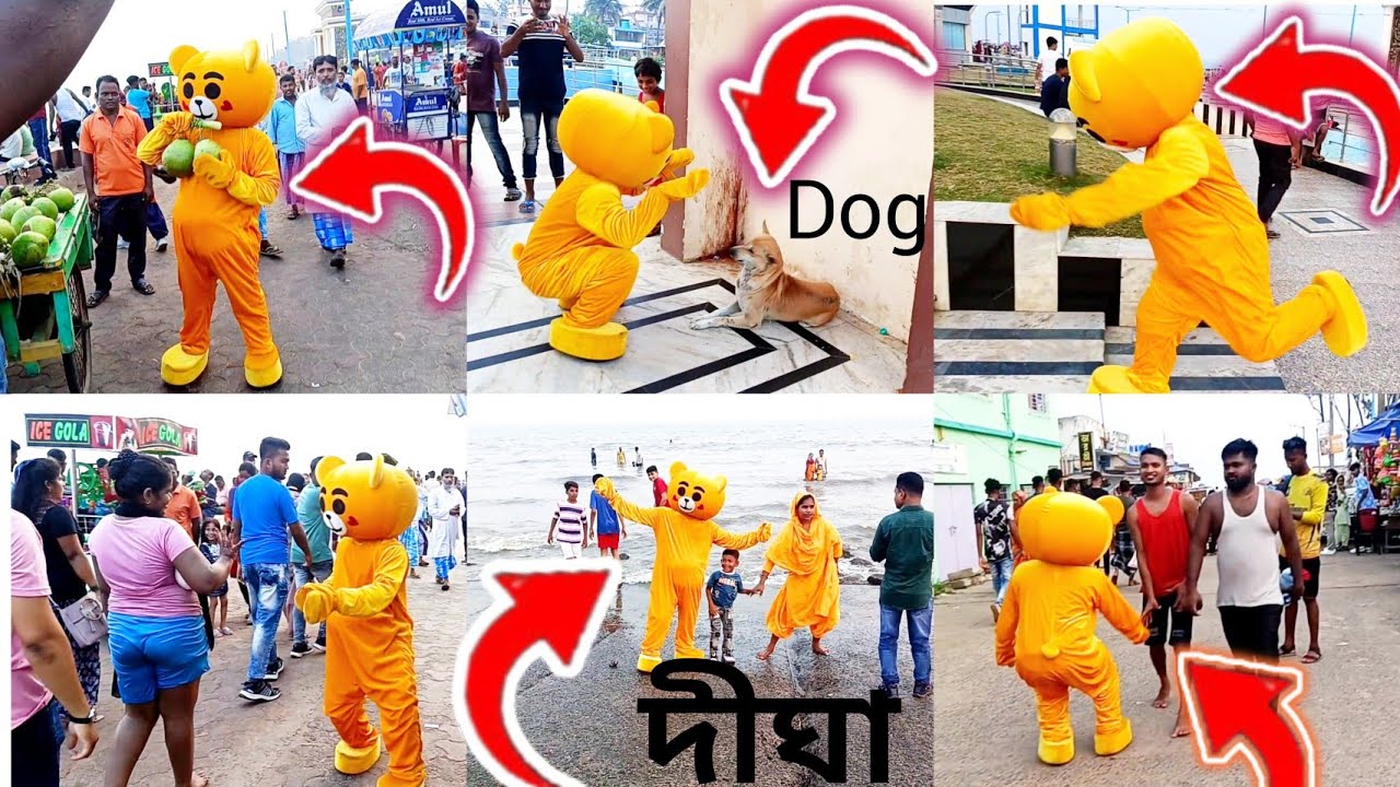 ๐ Teddy Bear Prank On Digha Beach Video Public Places ๐๐คฃ Teddybear