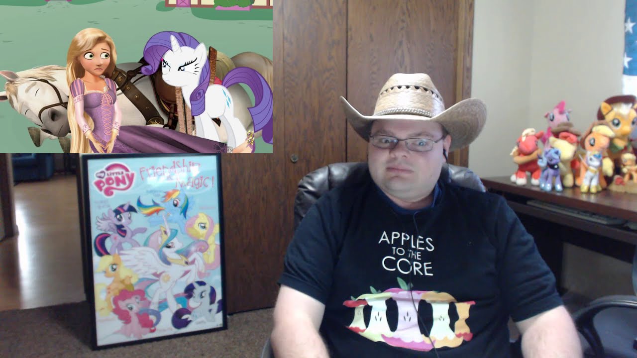 [Blind Reaction] Rapunzel Meets My Little Pony - YouTube