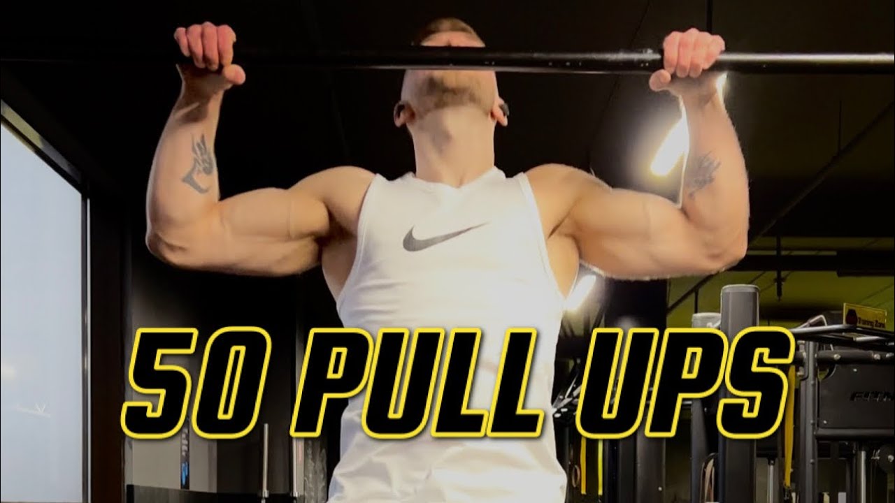 50 pull ups in a row by MAIKL YAK - YouTube