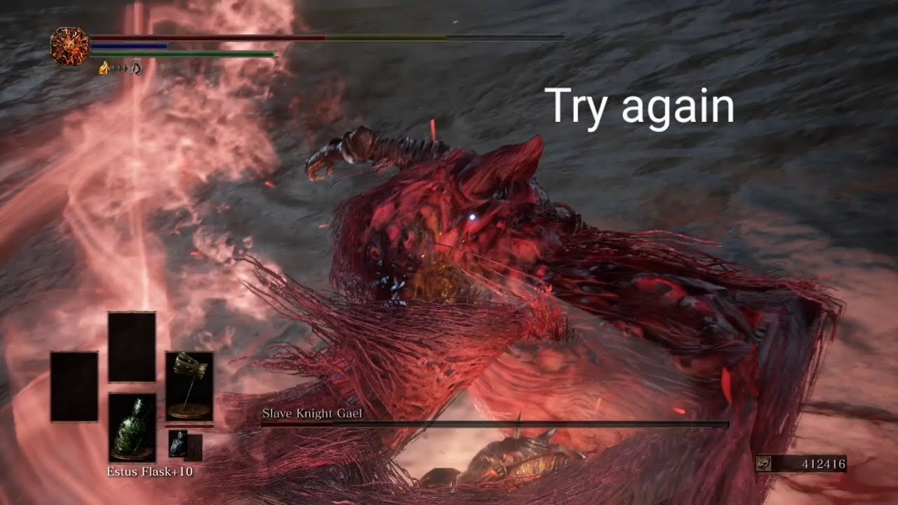 How it feels to fight gael for the first time on new game plus - YouTube