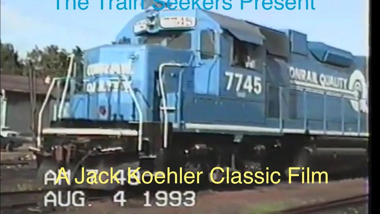 Vintage Conrail 1993 Hazleton & Weatherly Pennsylvania - YouTube