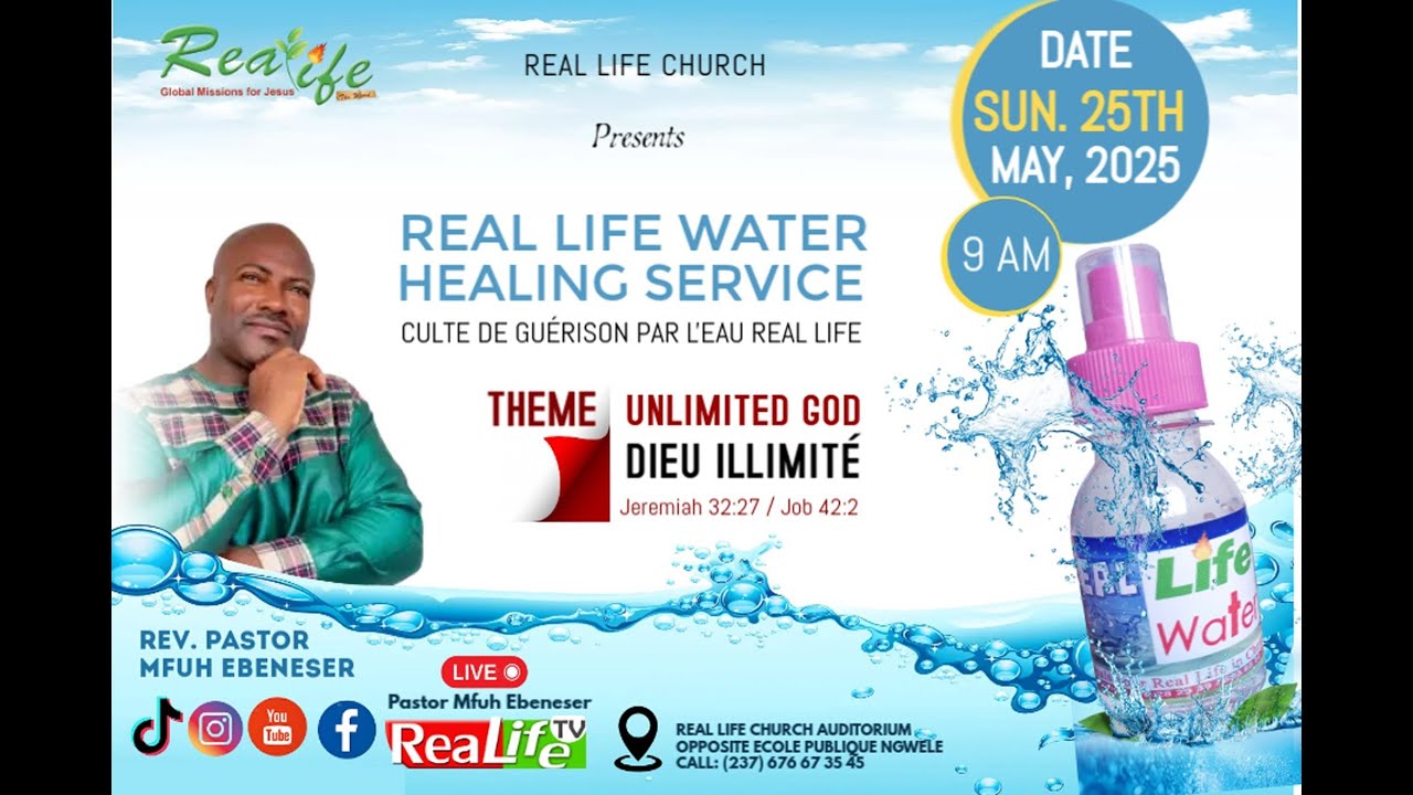 REAL LIFE WATER HEALING SERVICE - YouTube