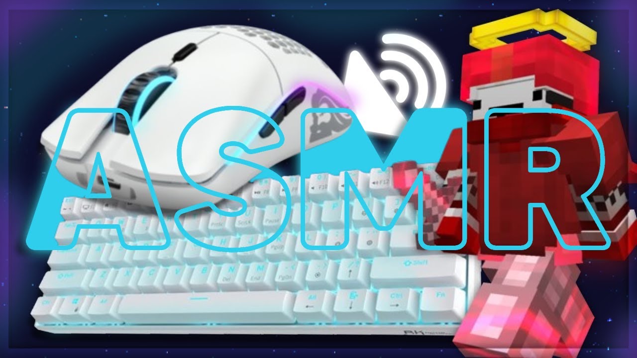 ASMR Mouse + Keyboard Sound︱CoralMC Bedwars - YouTube