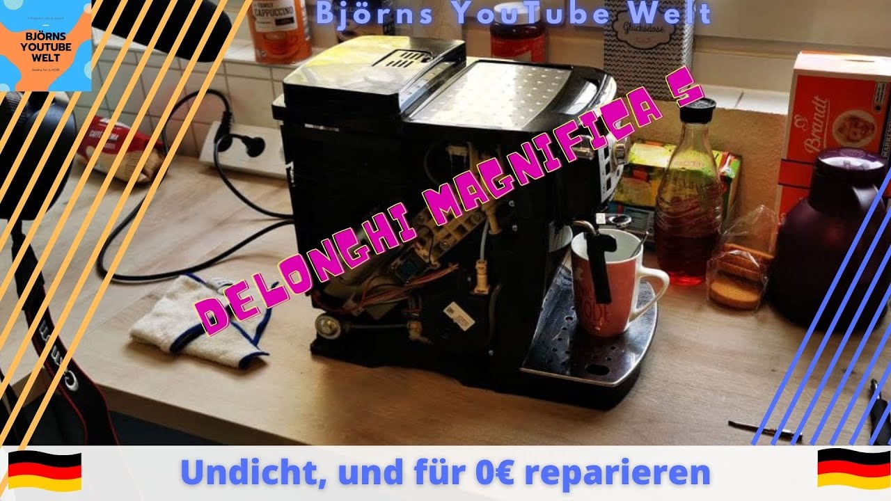 Delonghi Magnifica S Undicht, und für 0€ reparieren. Mein Kaffeevollautomat verliert Wasser ...