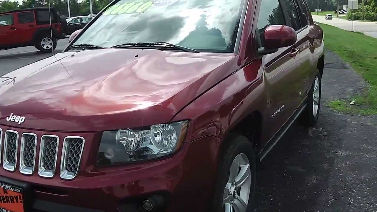 2014 Jeep Compass Latitude SUV Red for sale Dayton Troy Piqua Sidney ...