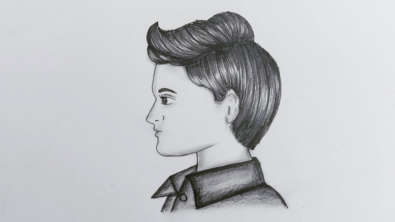 How to draw side face of boy ||Gali Gali Art || - YouTube