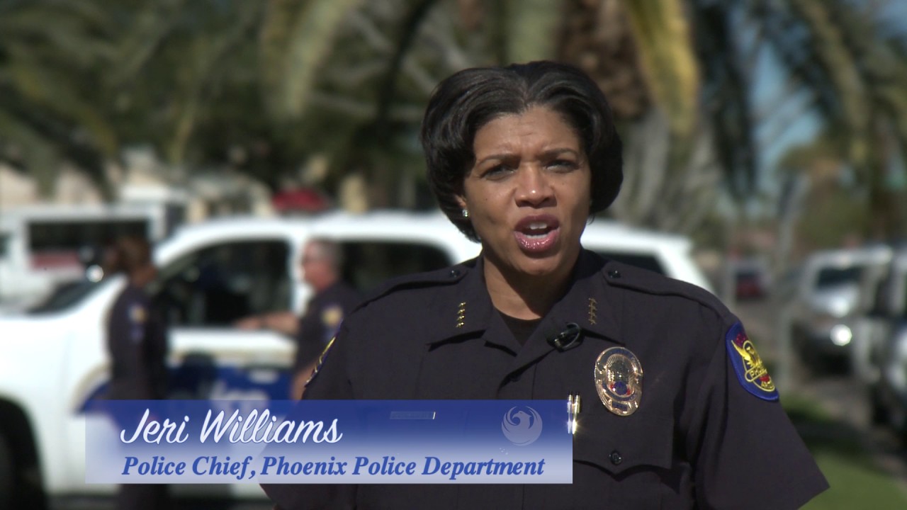 Phoenix Police Chief thanks top notch law enforcement and PHXTV - YouTube