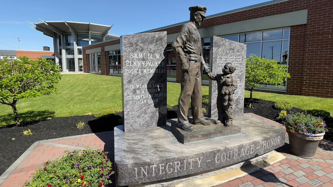 Scranton police memorial Virtual Ceremony 2021 - YouTube