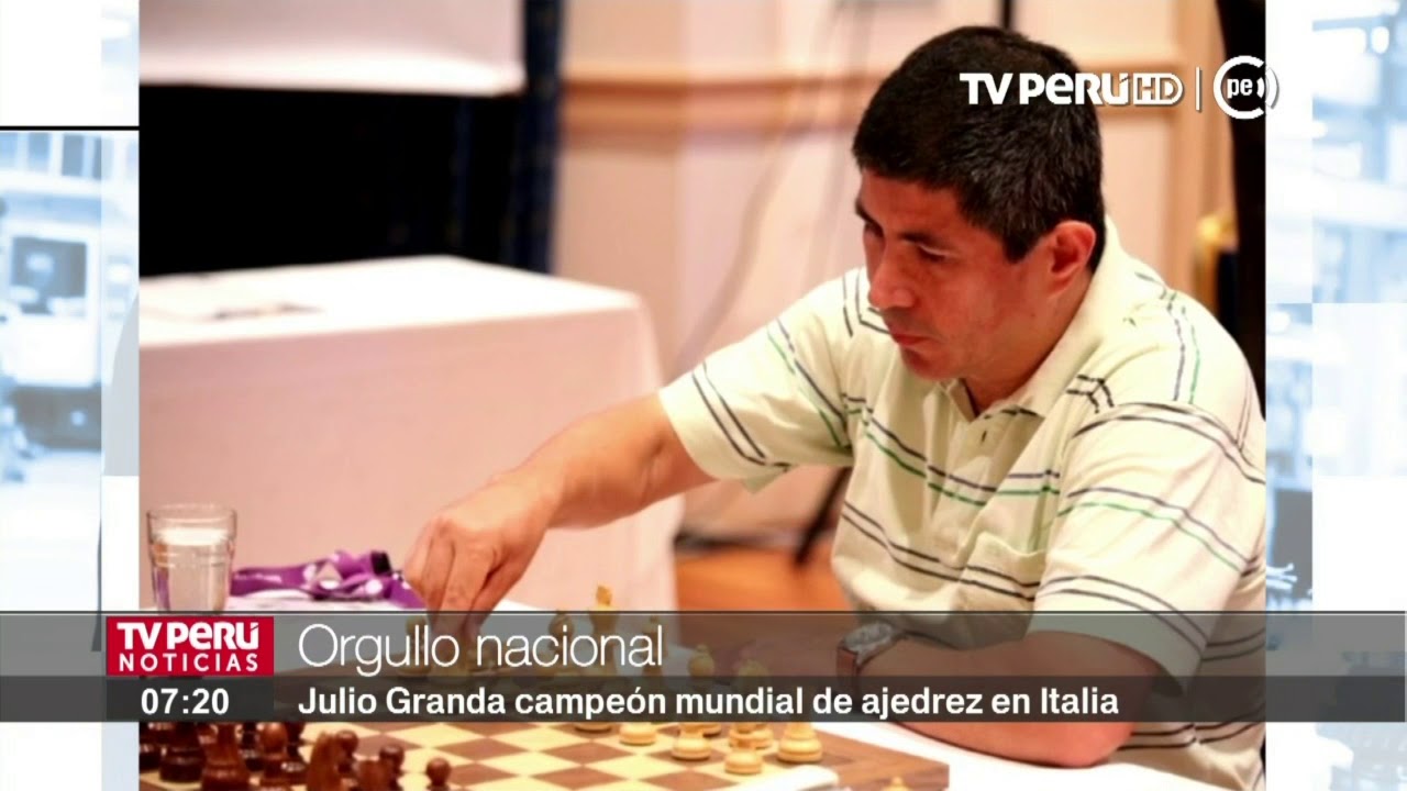Julio Granda se corona campeón mundial senior de ajedrez en Italia ...