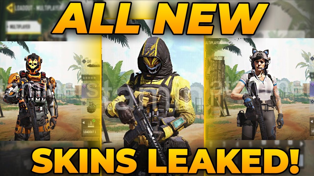Call of Duty Mobile NEW SKINS LEAKED! A ton of cod mobile leaks and new ...