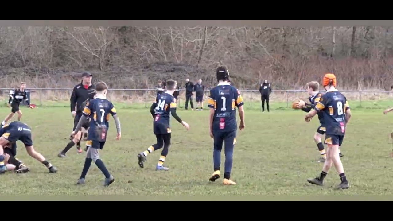 NHSOB u13s v Chepstow. 12 years old. Junior Rugby. Scrum Half. 2.2.25 ...