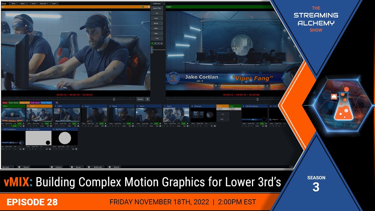 vMIX: Building Complex Motion Graphics for Lower 3rd’s - YouTube