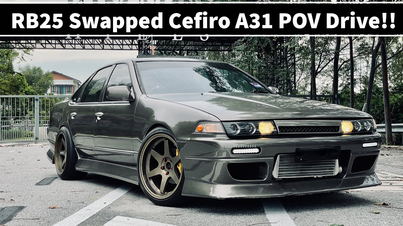 RB25 Swapped Cefiro A31 POV Drive *Turbo Sounds!* (EP #3) - YouTube
